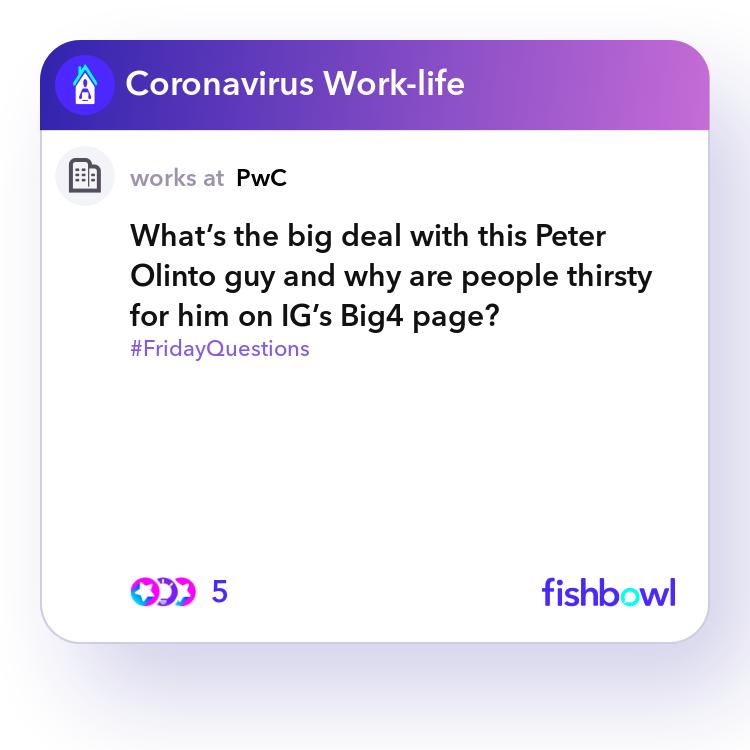 What’s the big deal with this Peter Olinto guy and... | Fishbowl