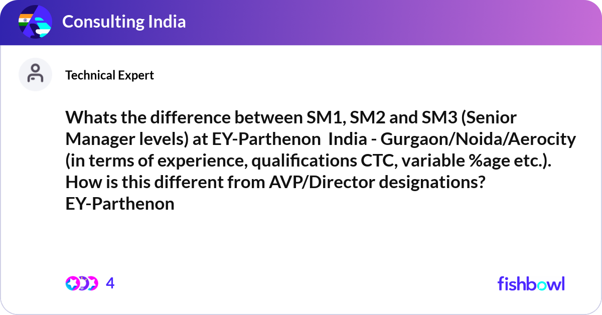 Whats the difference between SM1, SM2 and SM3 (Sen... | Fishbowl