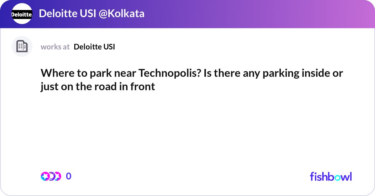 Where to park near Technopolis? Is there any parki... | Fishbowl