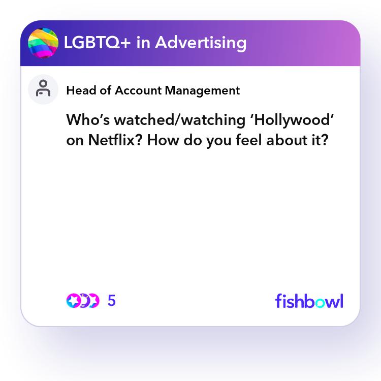 Who’s watched/watching ‘Hollywood’ on Netflix? How... | Fishbowl