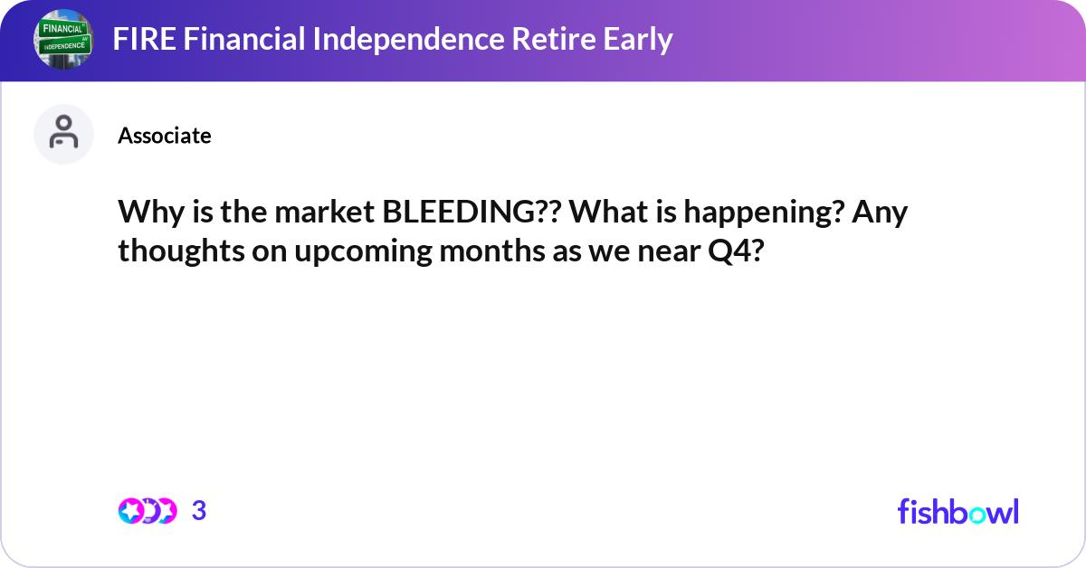 Why is the market BLEEDING?? What is happening? An... | Fishbowl