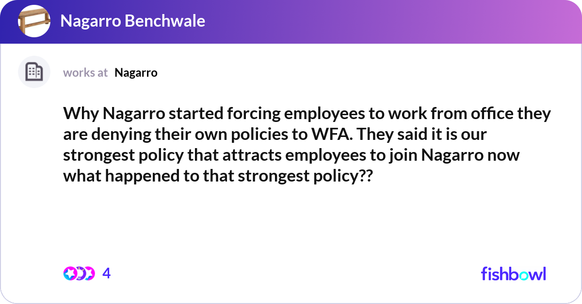 Why Nagarro started forcing employees to work from... | Fishbowl