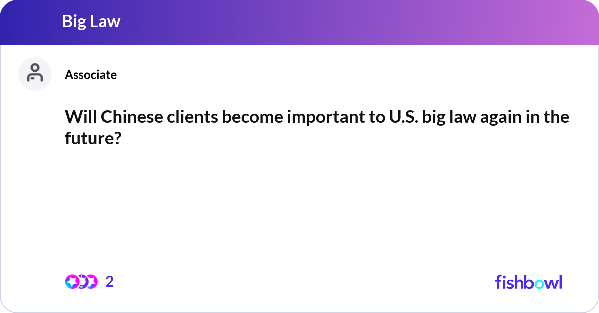 Will Chinese clients become important to U.S. big ... | Fishbowl
