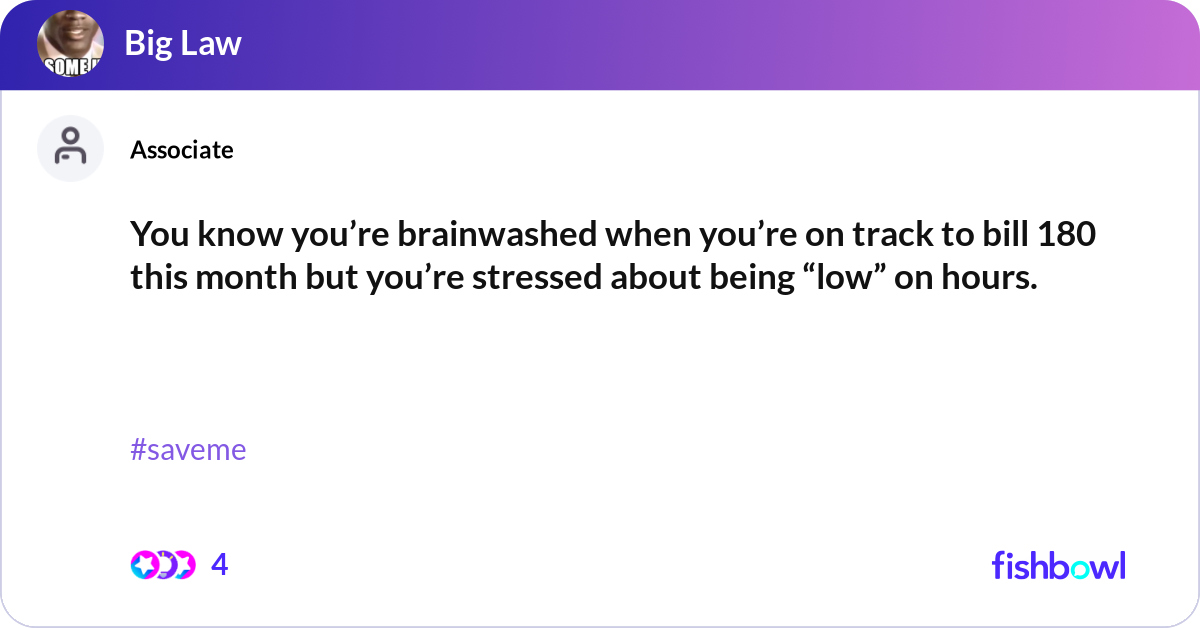 You know you’re brainwashed when you’re on track t... | Fishbowl