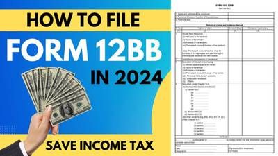 How to fill Form 12BB in 2024 | 12BB Form for Inve... | Fishbowl