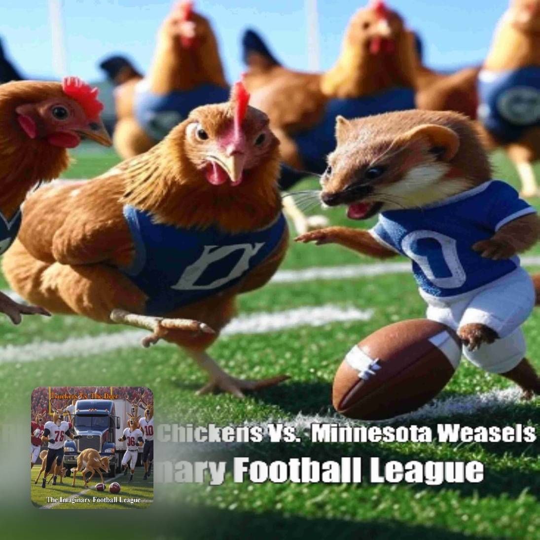 Chickens Vs Weasels Imaginary Football League https://podcasts.apple ...
