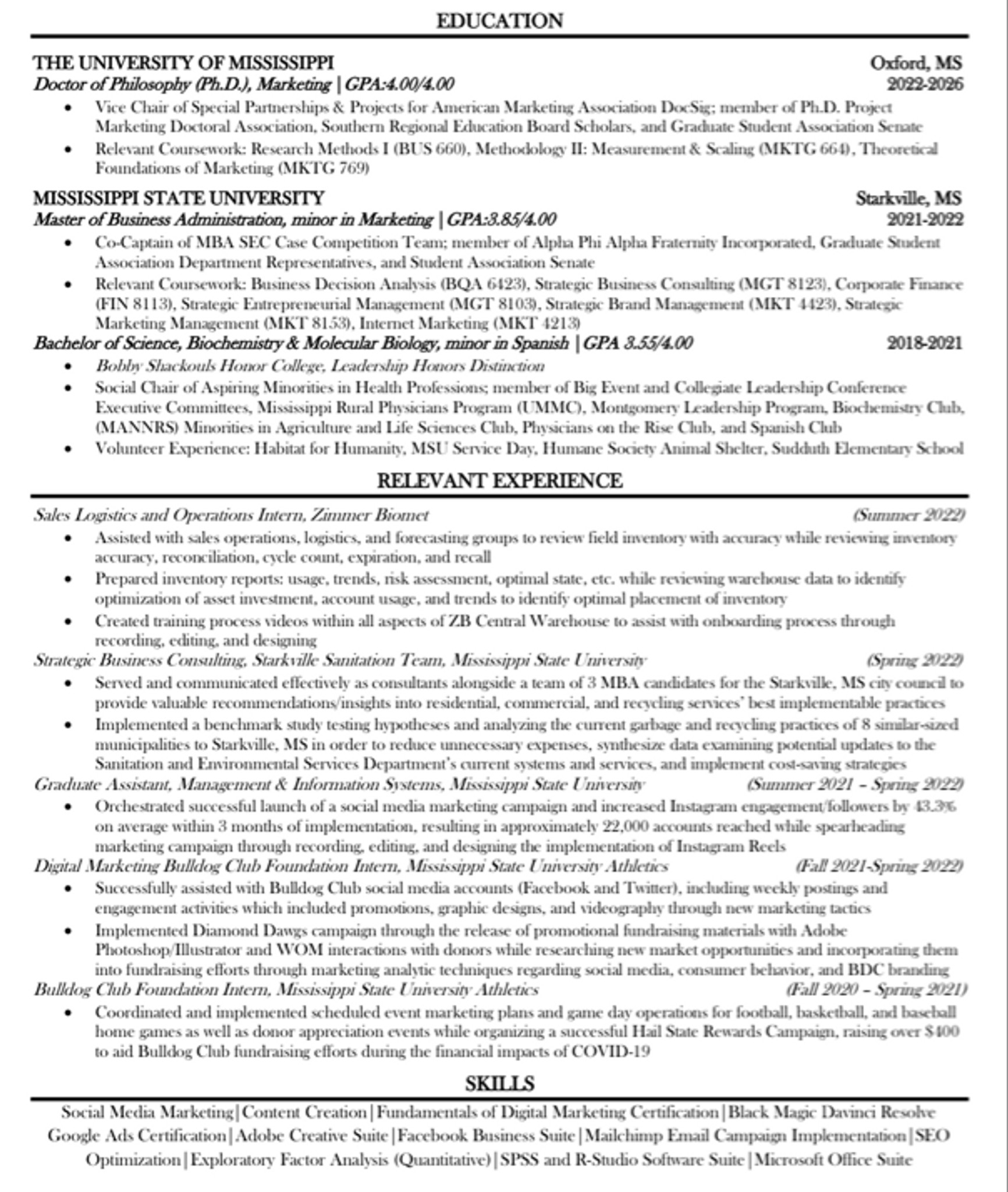 Hello Can Anyone Please Review My Resume I M Currently Applying For