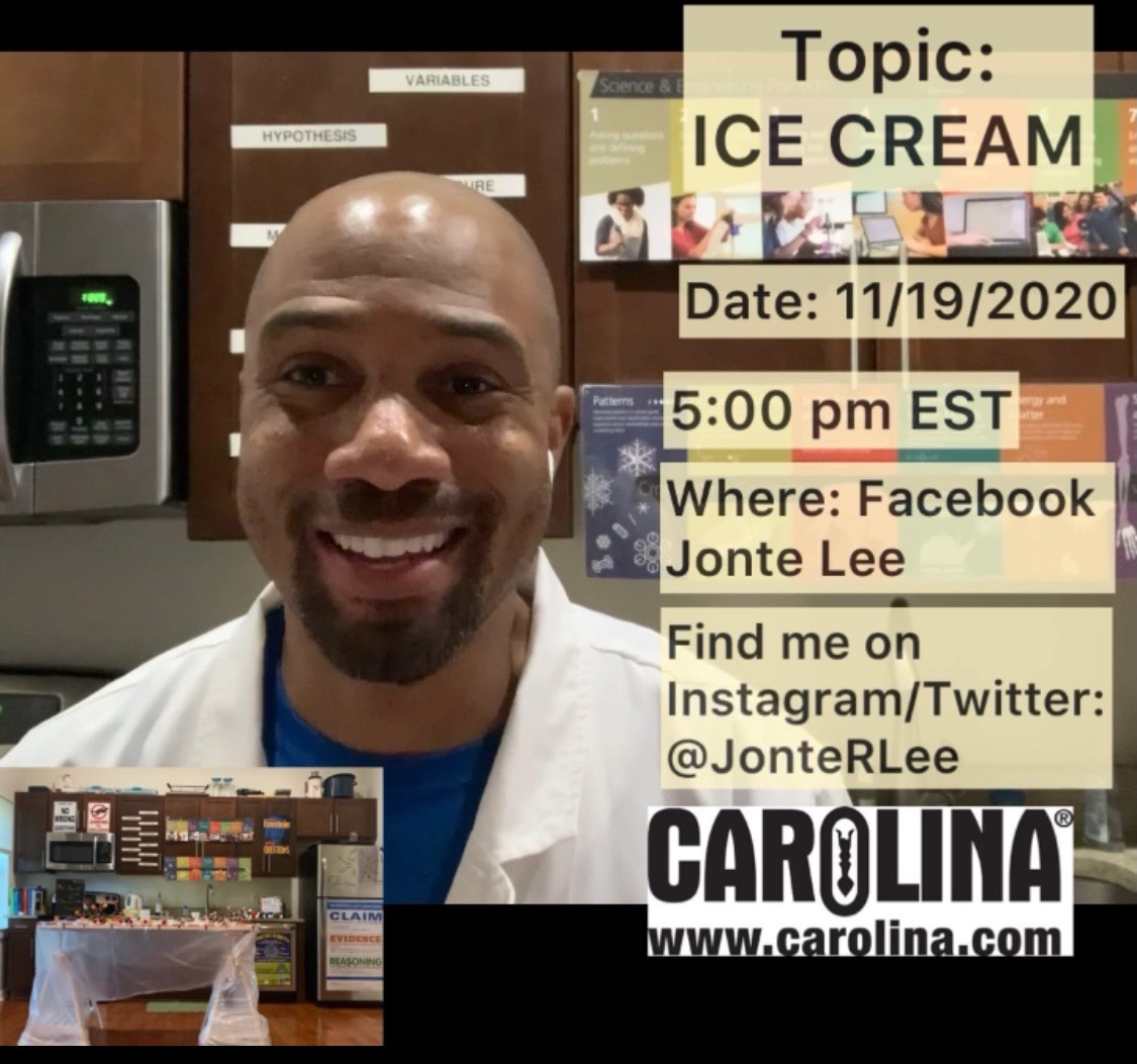Come see a LIVE chemistry lesson on making ICE CRE... | Fishbowl