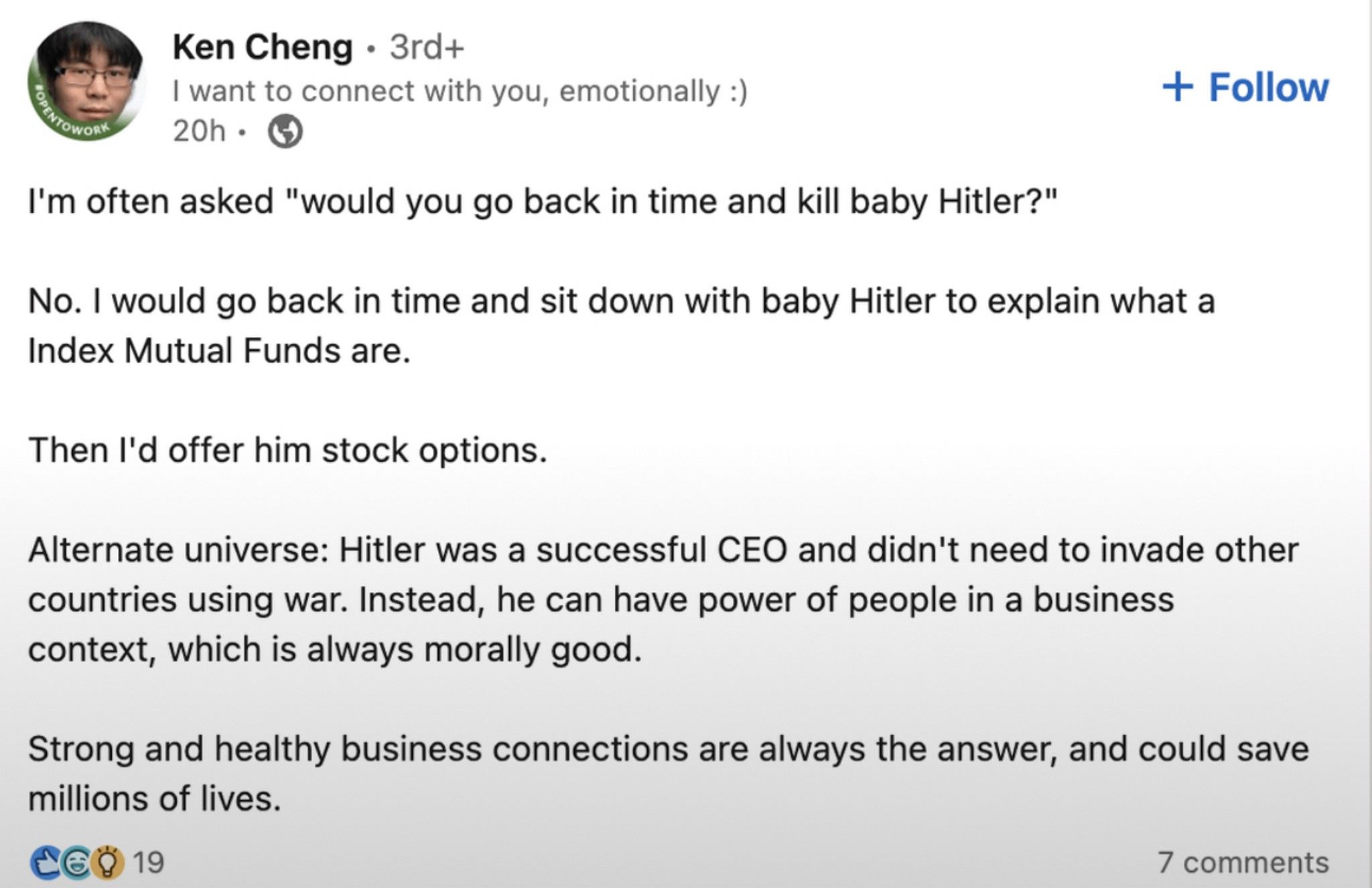 LinkedIn Cringe | Fishbowl