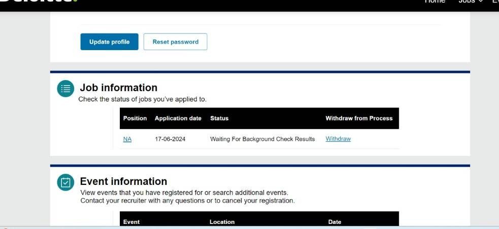 Is there any way to check bgv process from first a... | Fishbowl