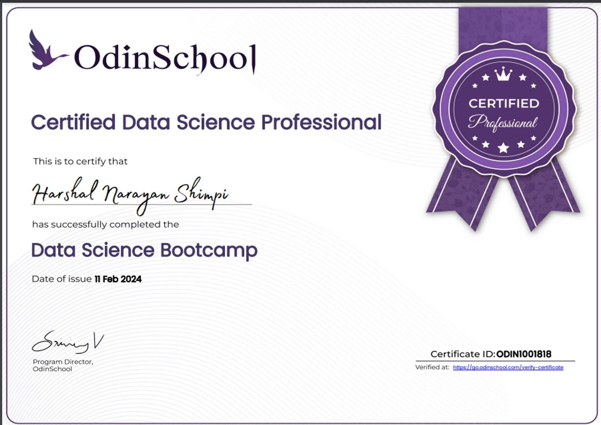 I'm looking for this opportunity for Data Science / Data Analyst as I recently completed my Data ...