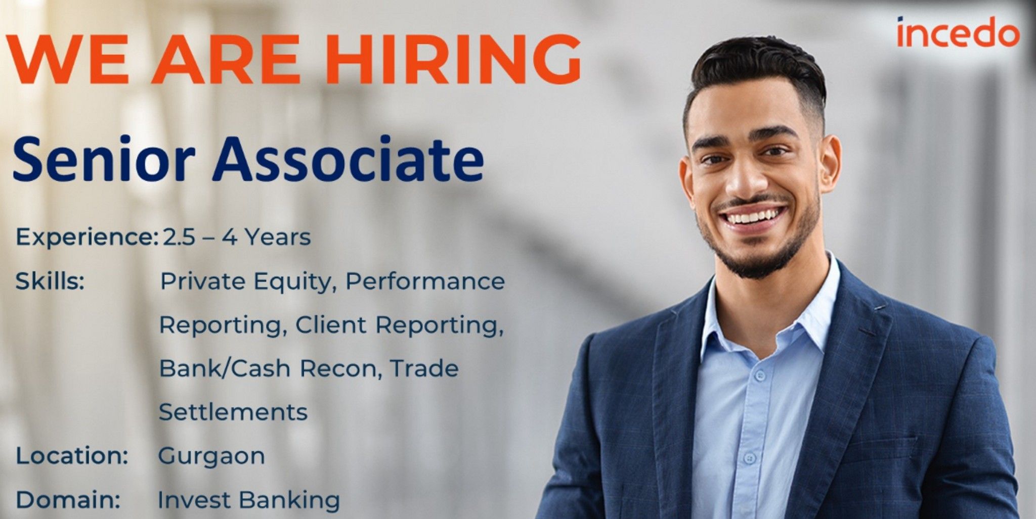 Opening in Incedo Inc. DM for referrals. | Fishbowl