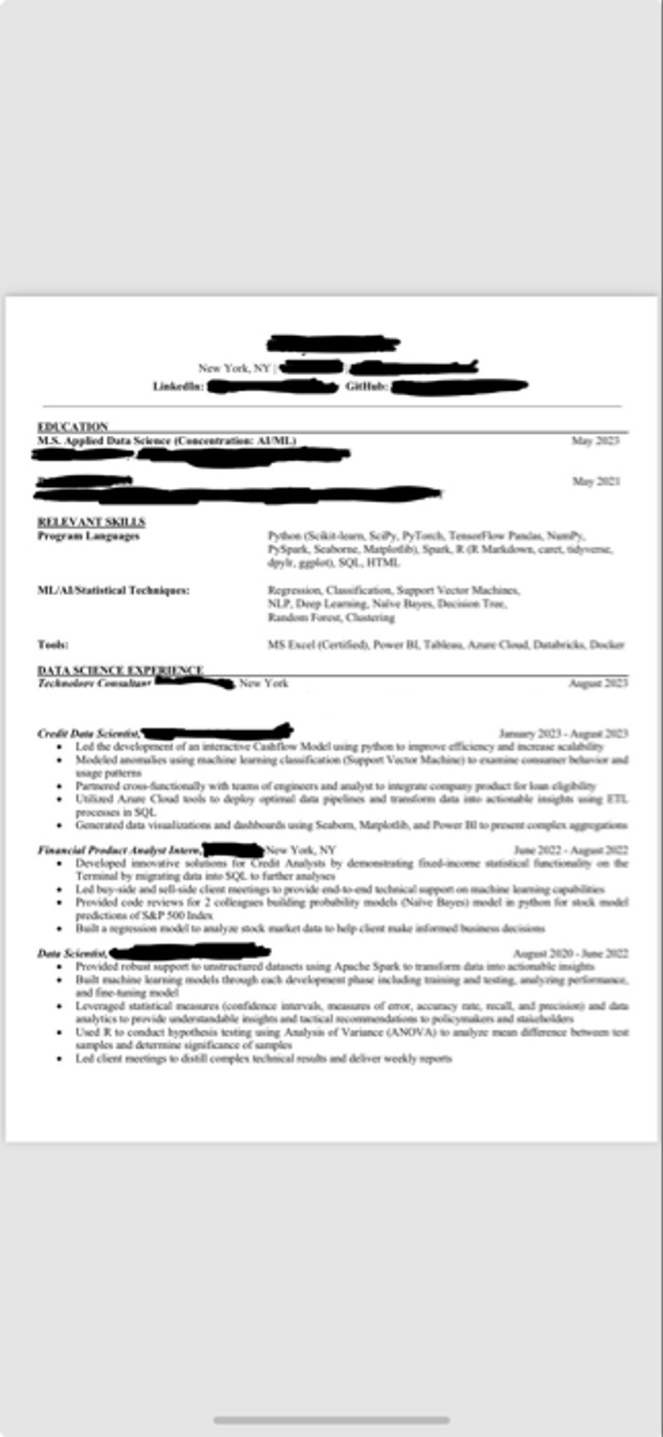*LOOKING FOR RESUME FEEDBACK* Hey! Just graduate... | Fishbowl