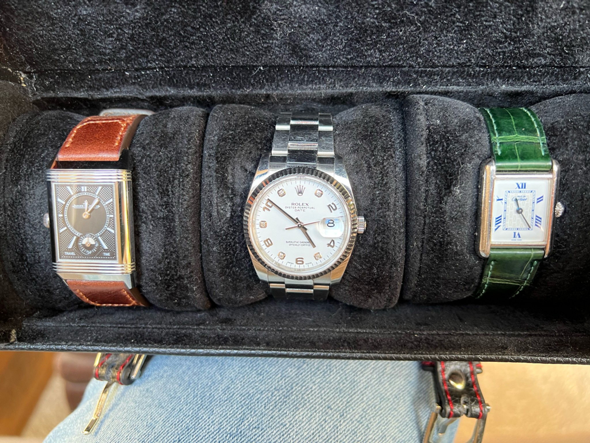 The wife’s current collection. JLC Reverso Travel... | Fishbowl