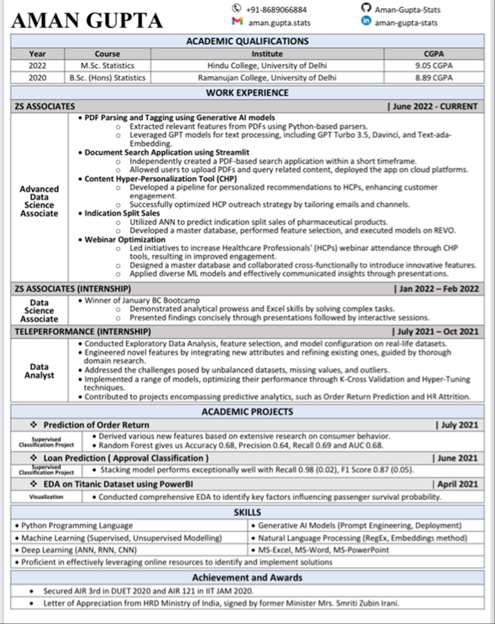 Can anyone plz review my resume, plz let me know how can i imporve it ...