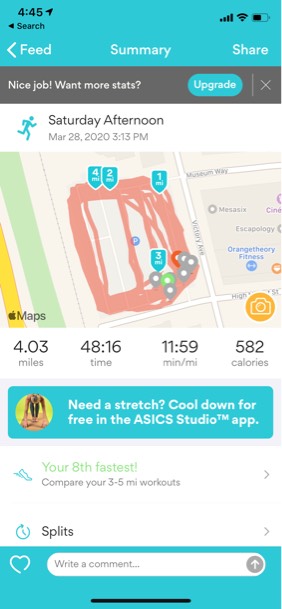 What’s your workout tip during social distancing? I used an empty ...