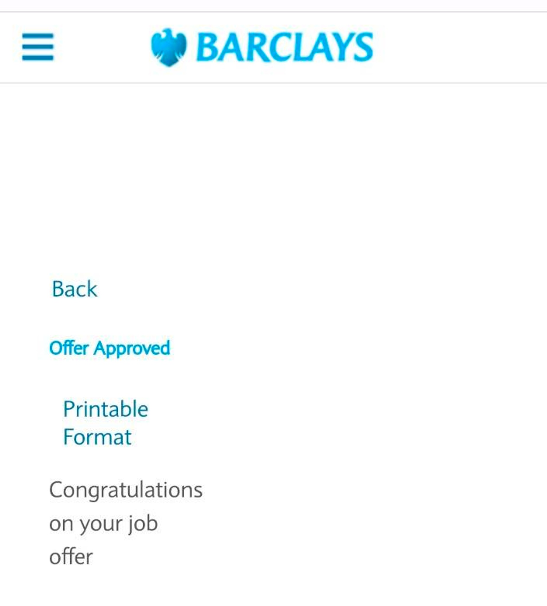 The below screen shot is current status of Barclay... | Fishbowl