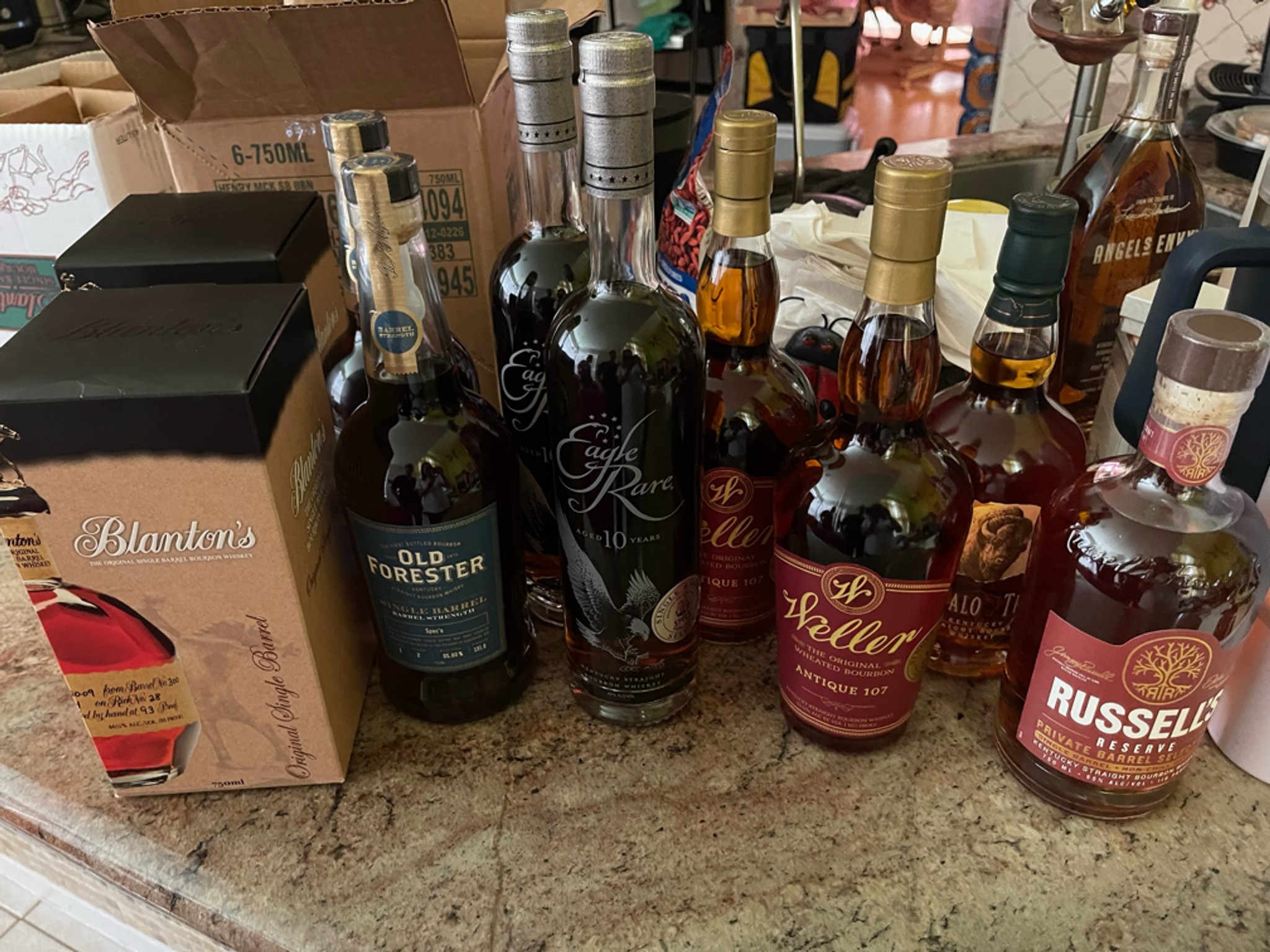 Line at Specs Houston for the Bourbon drop - about... | Fishbowl