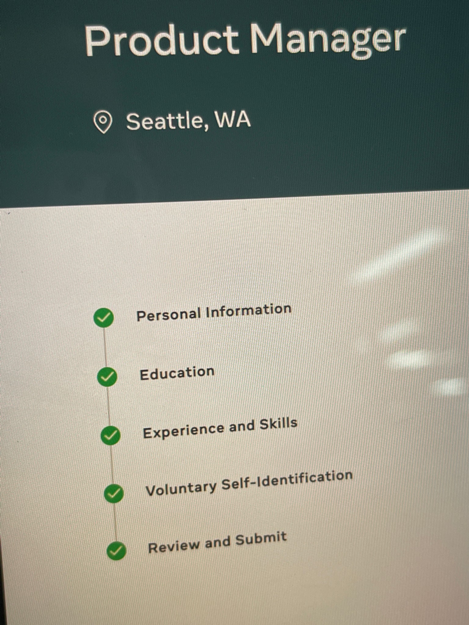 Just applied to two roles through the Meta Careers... | Fishbowl