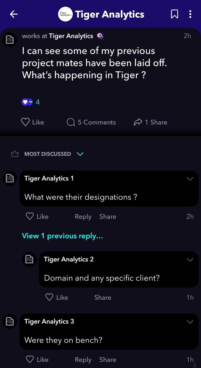 Hi What are the rounds in tiger analytics SA-DS and how difficult to ...