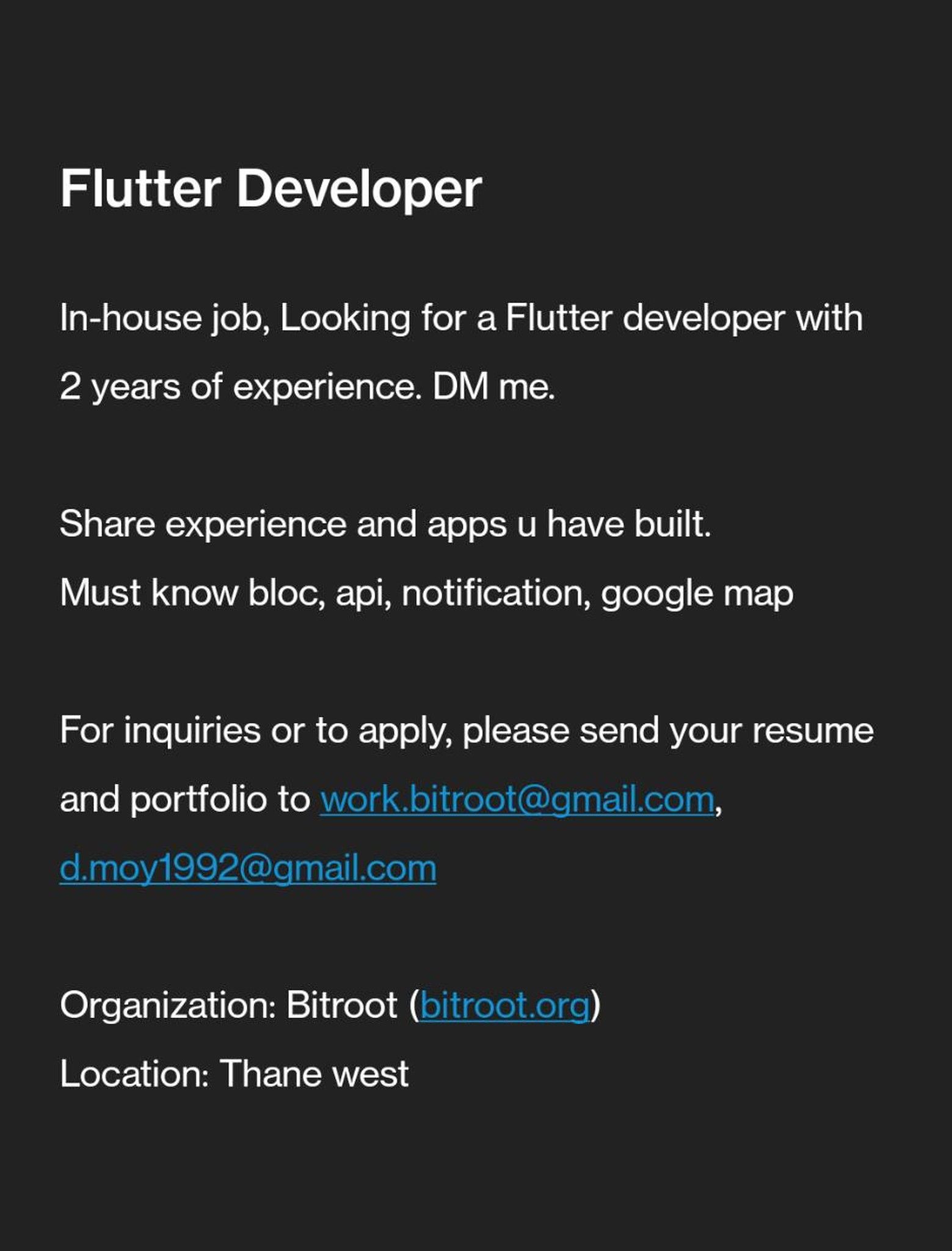 Flutter Professionals bowl | Glassdoor Forum