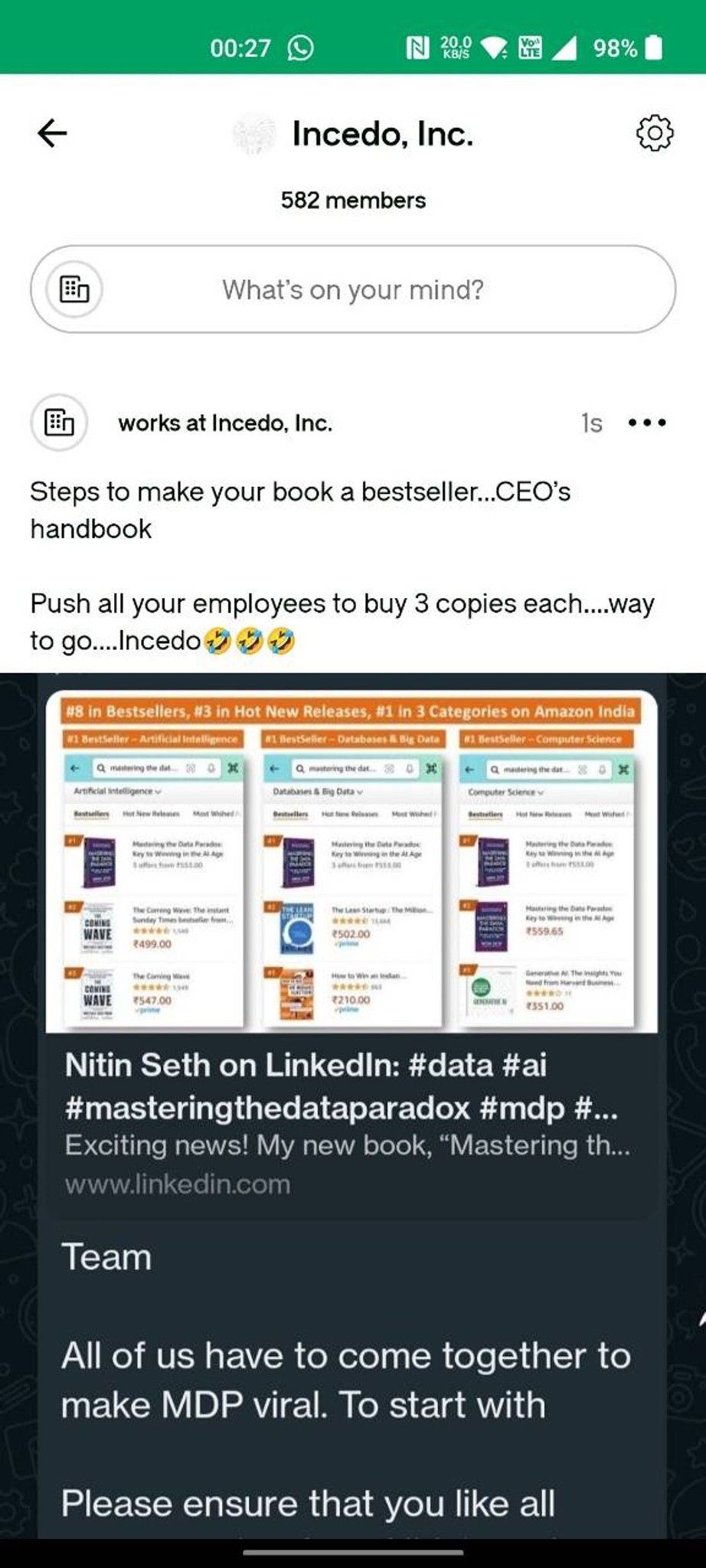 I have a offer letter from Incedo Gurgaon location... | Fishbowl