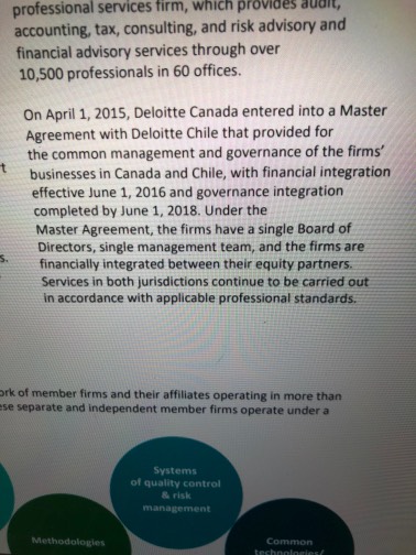What's the deal with Deloitte Chile being "attached" to Deloitte Canada ...