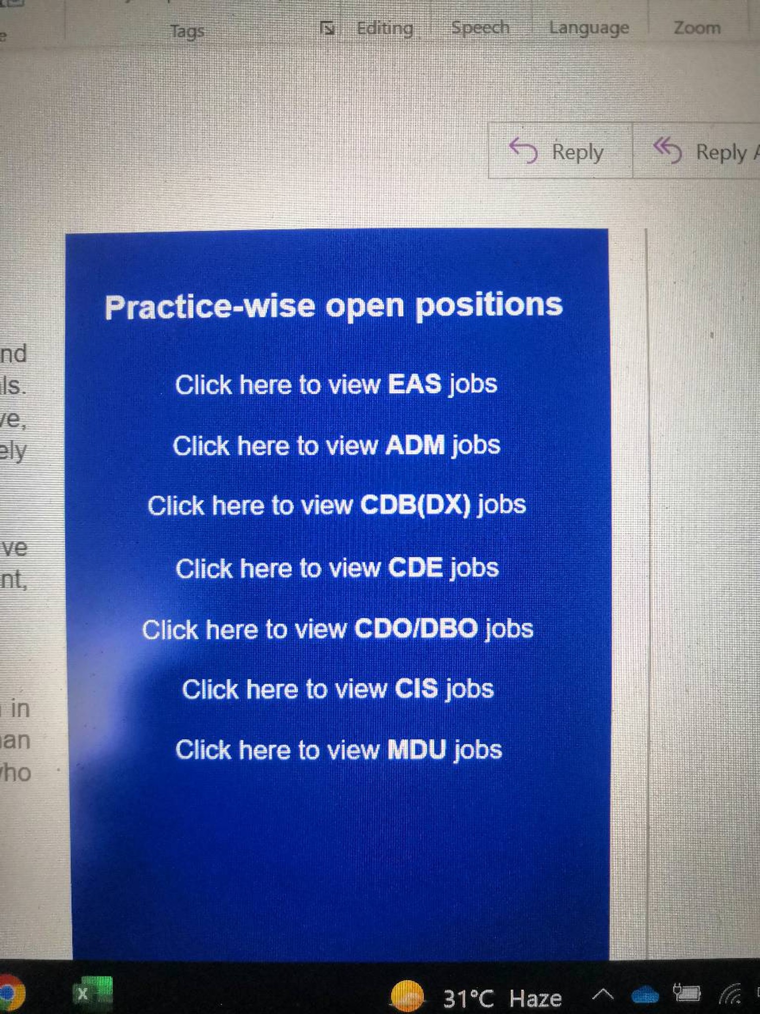 Anyone looking for reference in cognizant India. Please share your ...