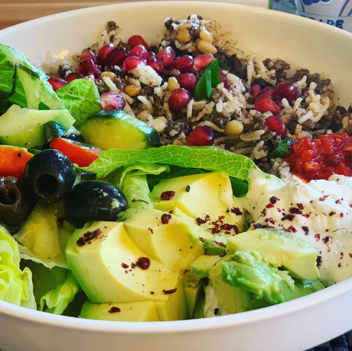 Mediterranean Bowl with Hashweh (Loaded Lebanese Rice) | Glassdoor Forum
