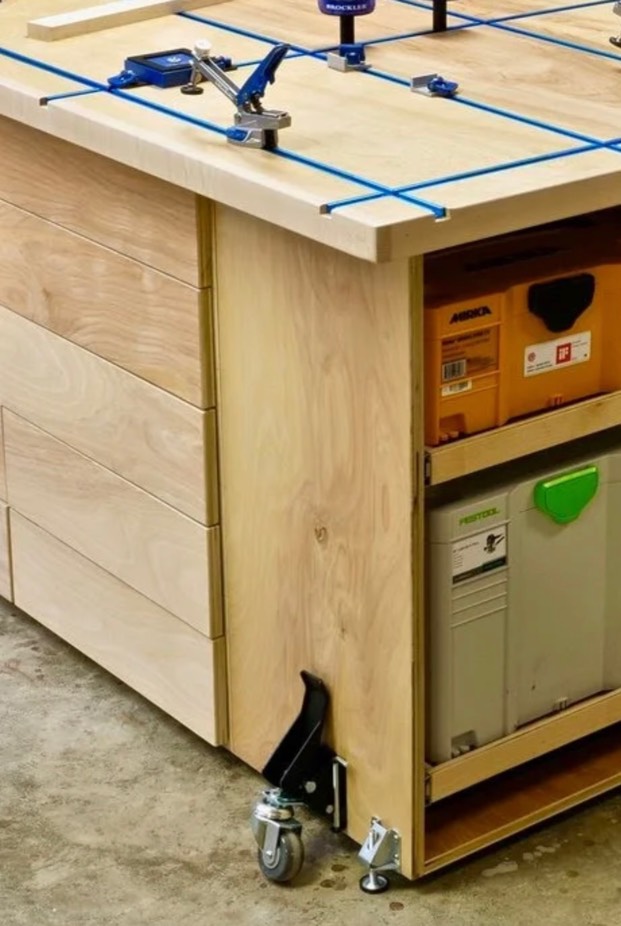 New project is halfway complete: a combination outfeed and assembly ...