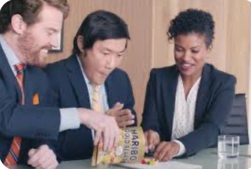 Remember the Haribo ad with grown ups talking like... | Fishbowl