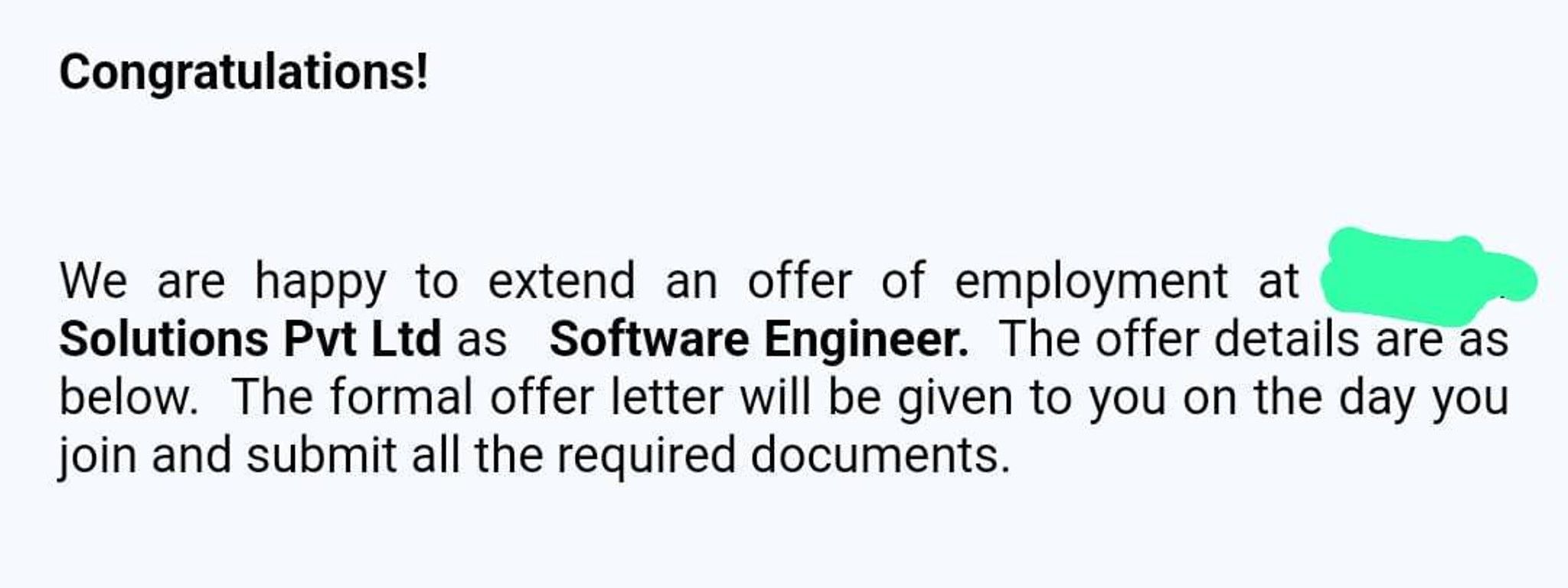 Hi, I am immediate joiner and this company asks me... | Fishbowl