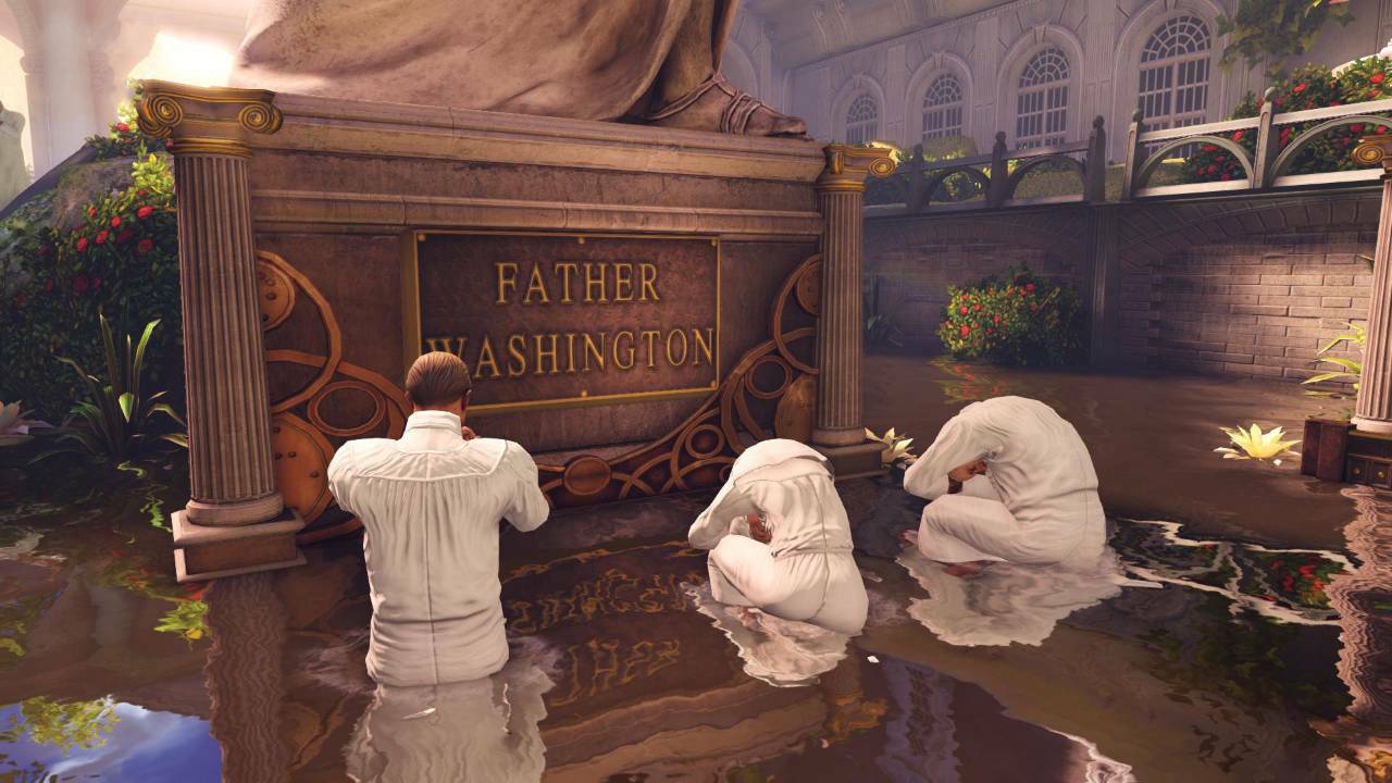 The opening scene of Bioshock Infinite has people ... | Fishbowl