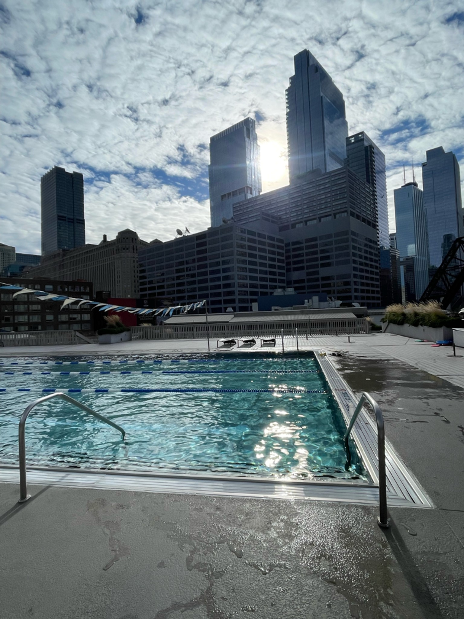 Grateful for outdoor lap pools in November in Chic... | Fishbowl