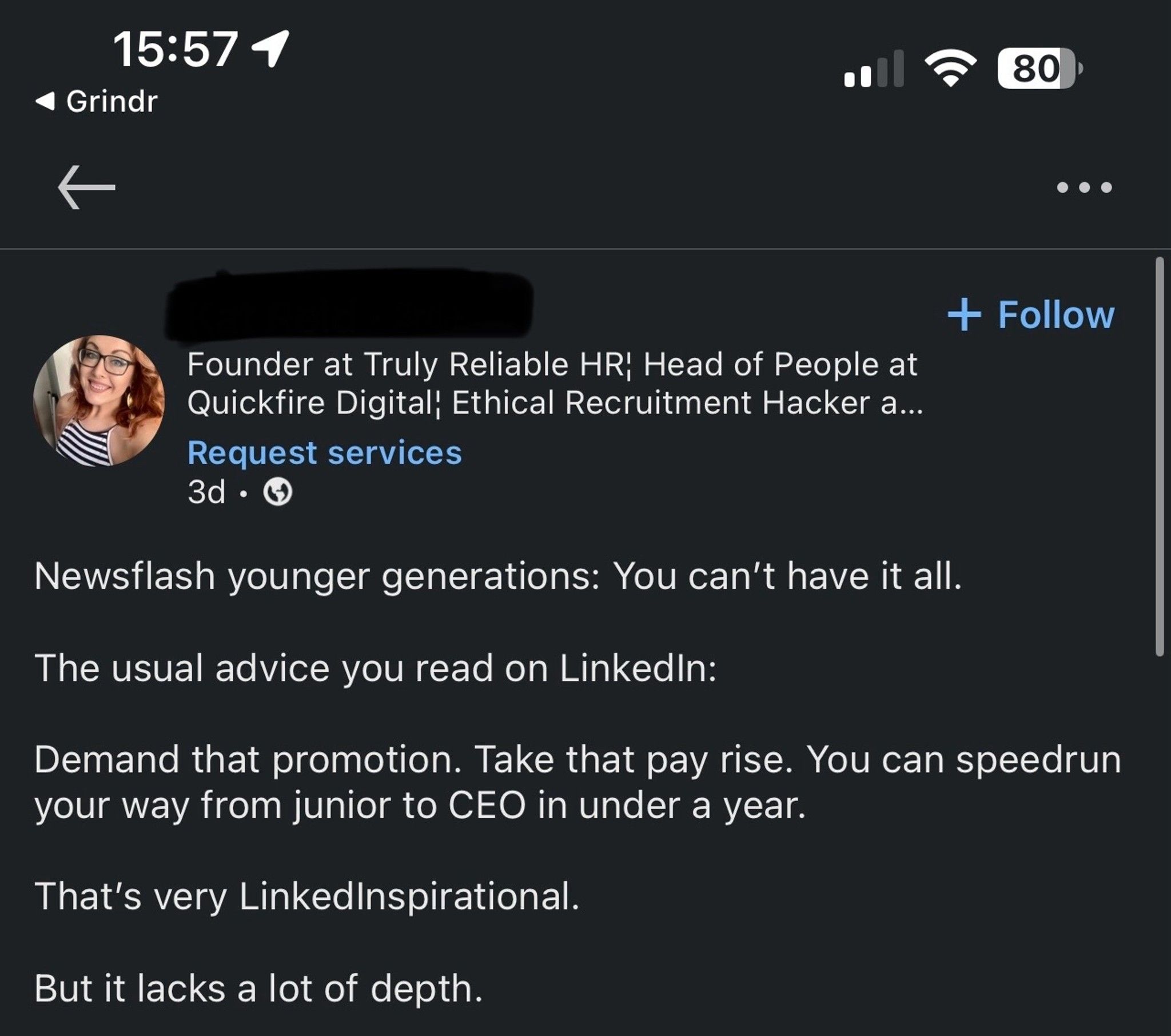 LinkedIn Cringe bowl | Glassdoor Forum