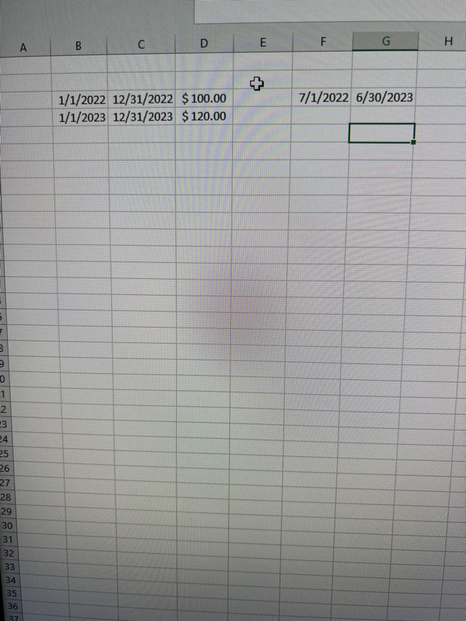How can I calculate a rate crossing different peri... | Fishbowl