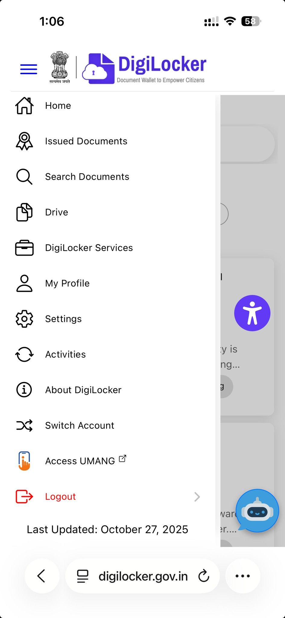 Anyone knows how to upload the documents in digilocker? I don’t see the ...