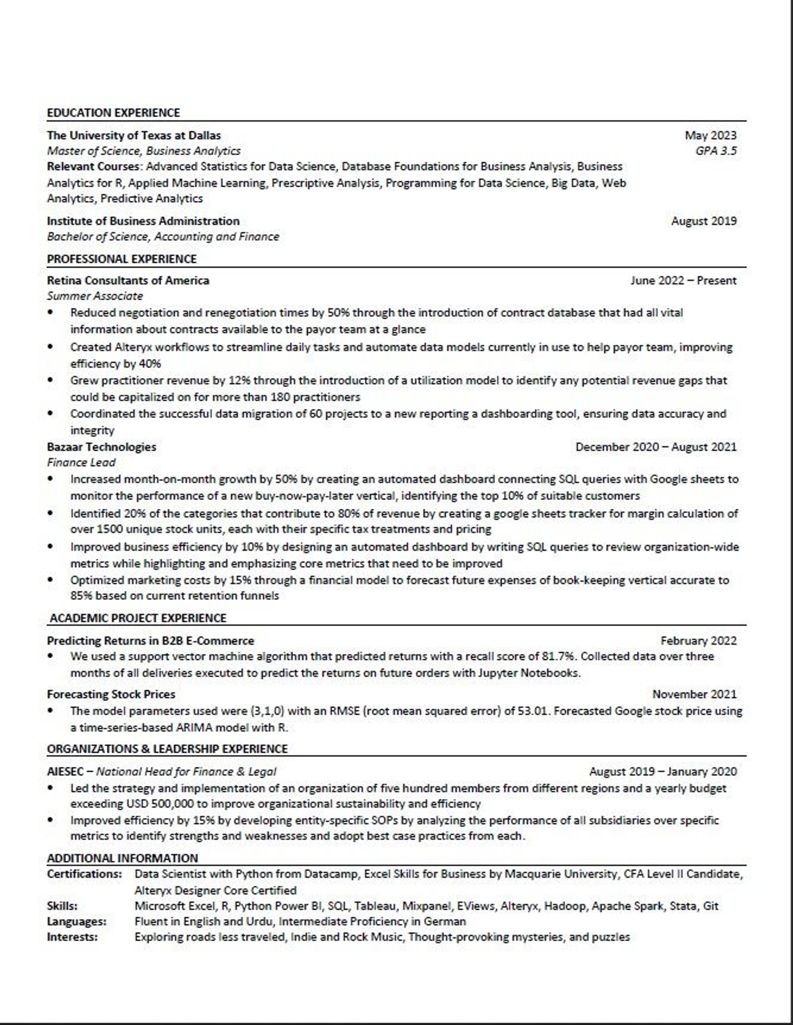 Hi guys, Got a lot of help from this bowl. I had an improved resume ...