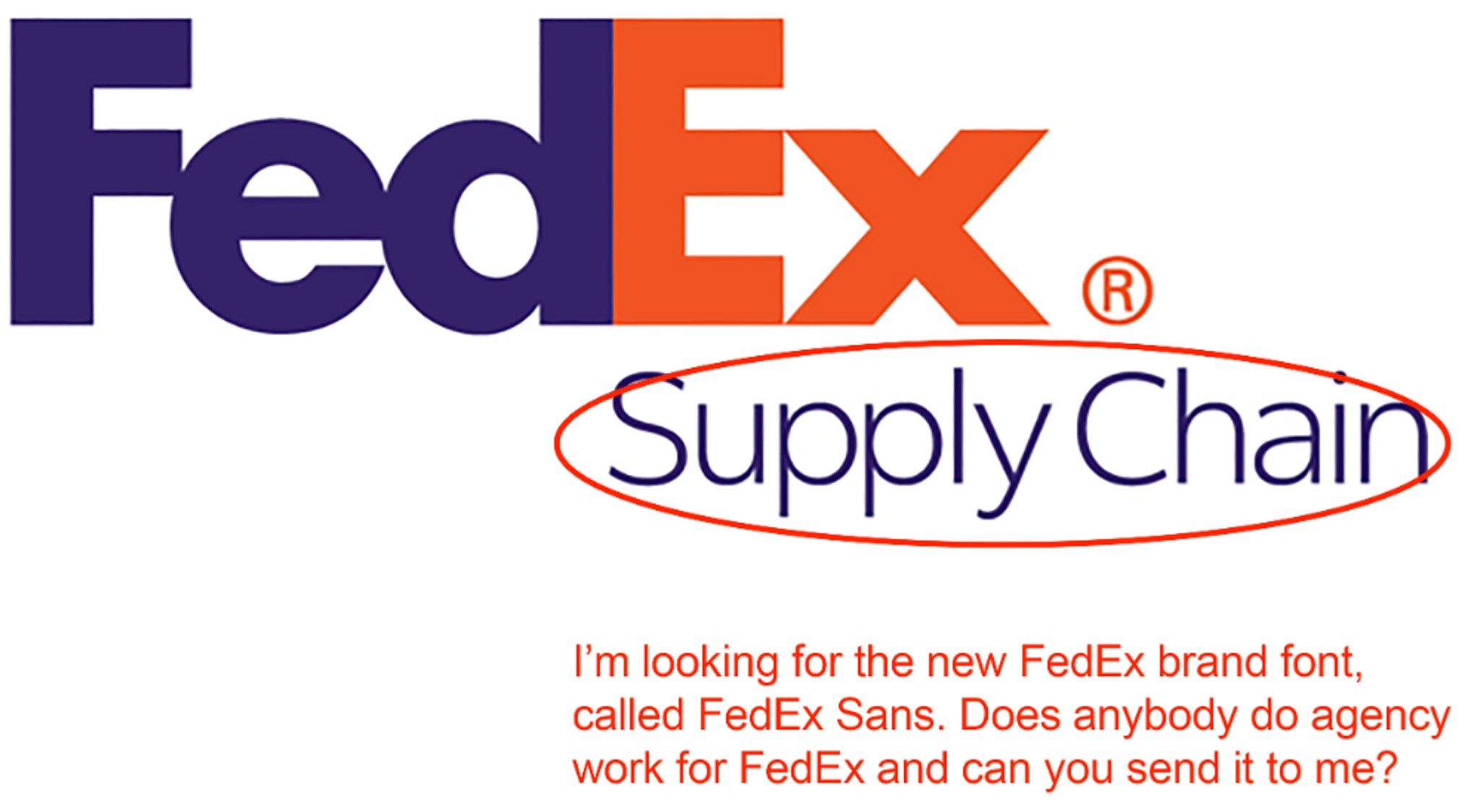 I'm looking for the new FedEx brand font, called F... | Fishbowl
