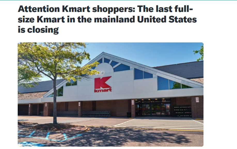 Aw, I actually worked at a KMart as a cashier and ... | Fishbowl