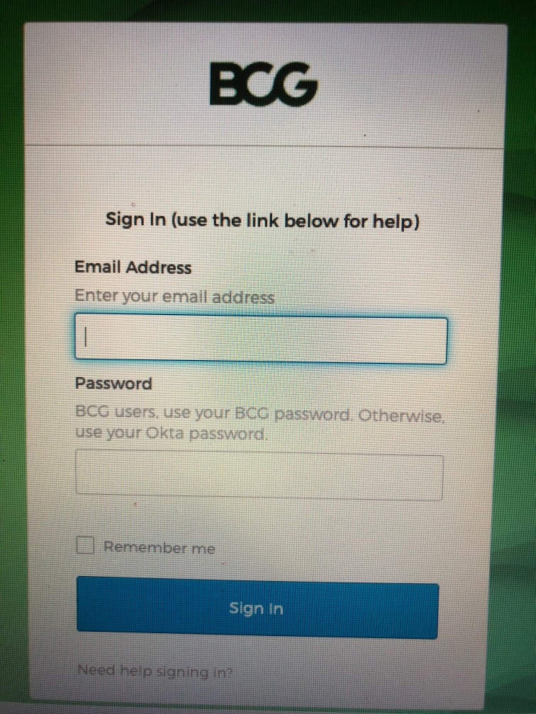 I received a referral to BCG, and was sent an application link. When I ...