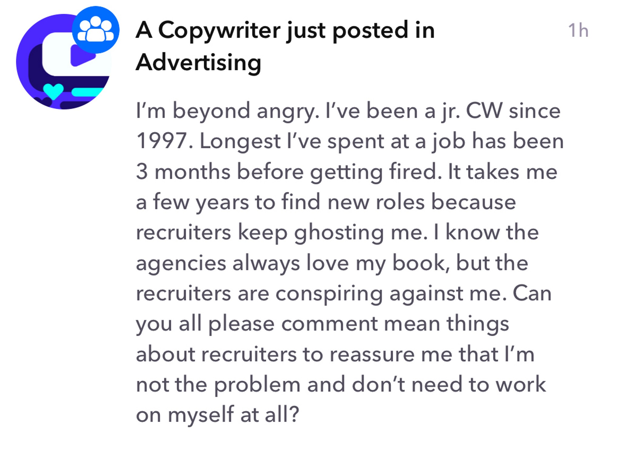 I’m beyond angry. Agency liked my book and wanted ... | Fishbowl