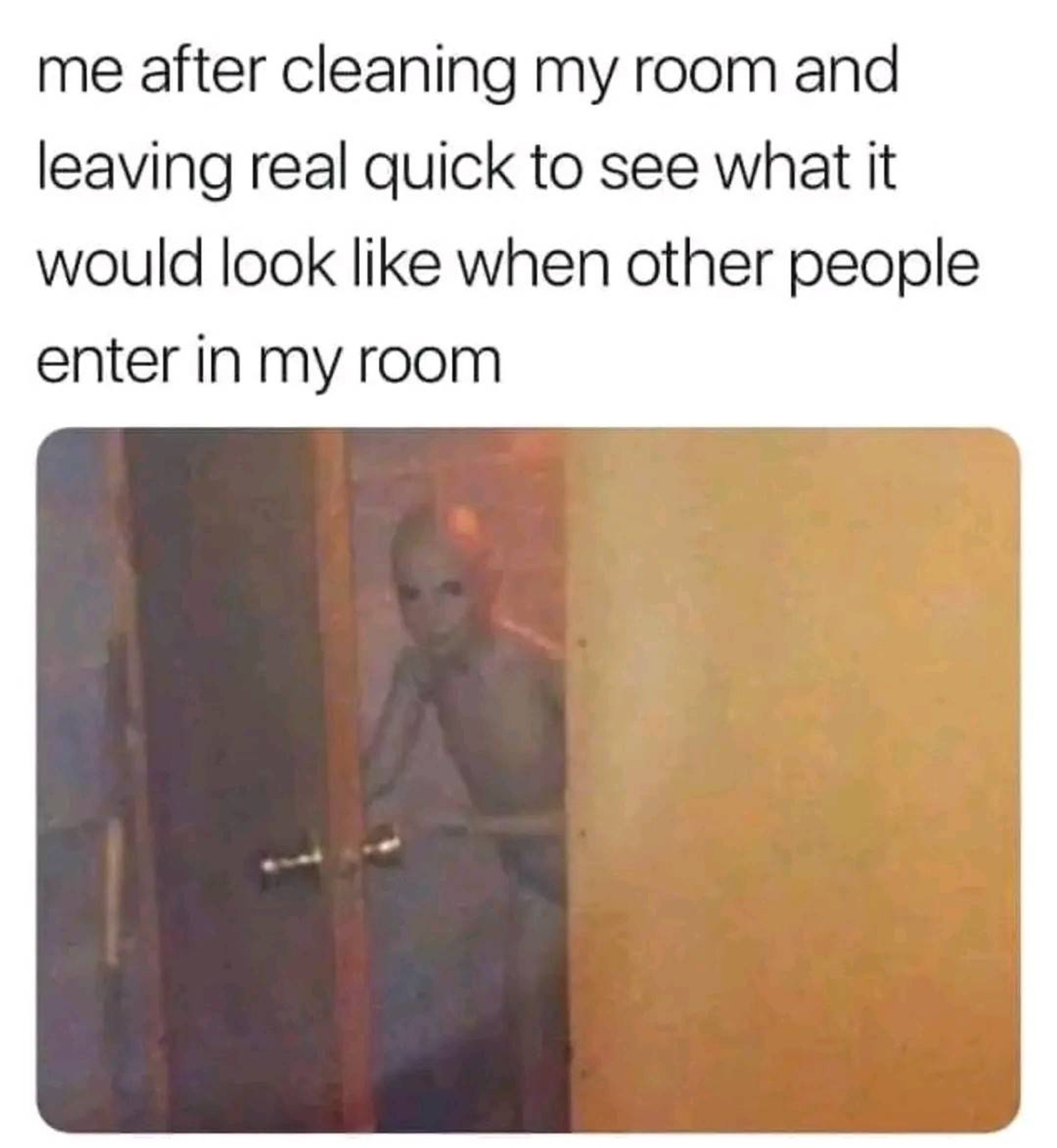 Meme: recheckingAfterCleaningTheRoom | Fishbowl