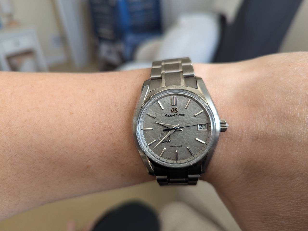 Newest acquisition - the Grand Seiko SBGA415. Wears like a dream with ...