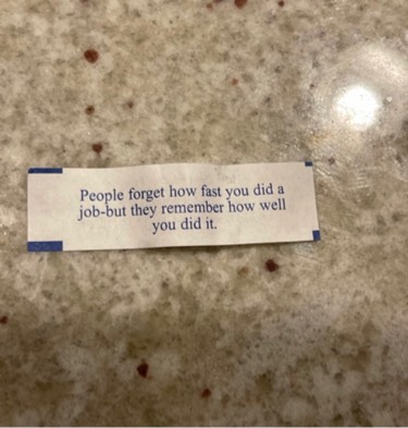 How do you ensure your work is thorough enough? 1s... | Fishbowl