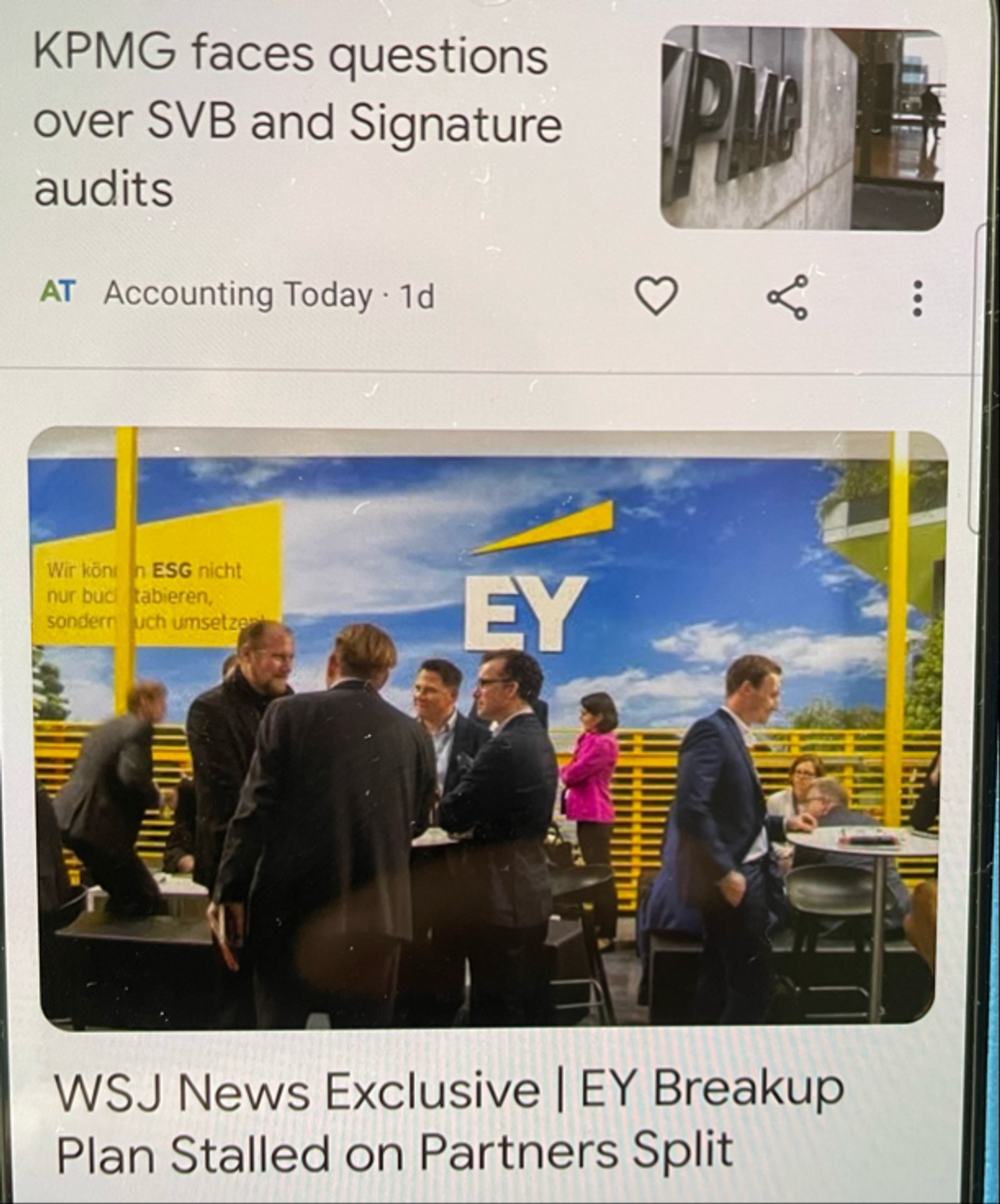 EY has been a roller coaster since the accouncemen... | Fishbowl