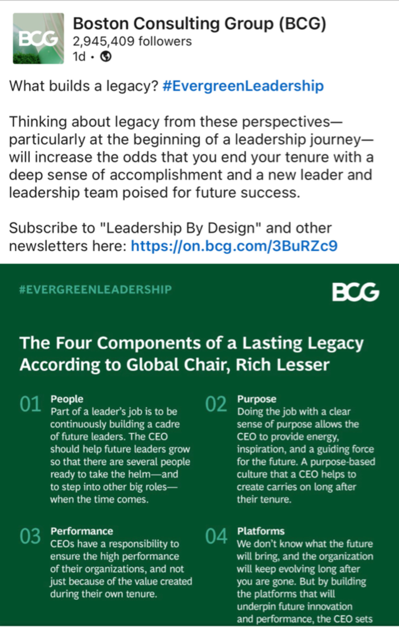 BCG forgot the 5th “Evergreen leadership” component: blocking the Suez ...