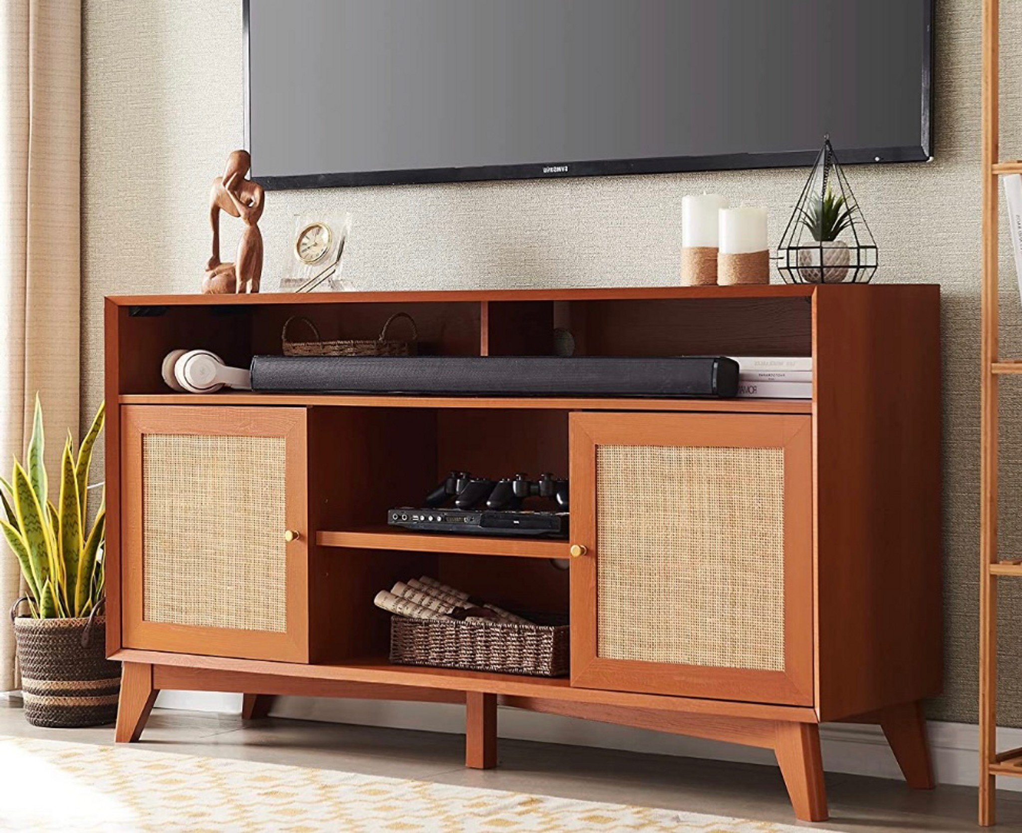 Thoughts on this couch, coffee table, tv stand? Do... | Fishbowl