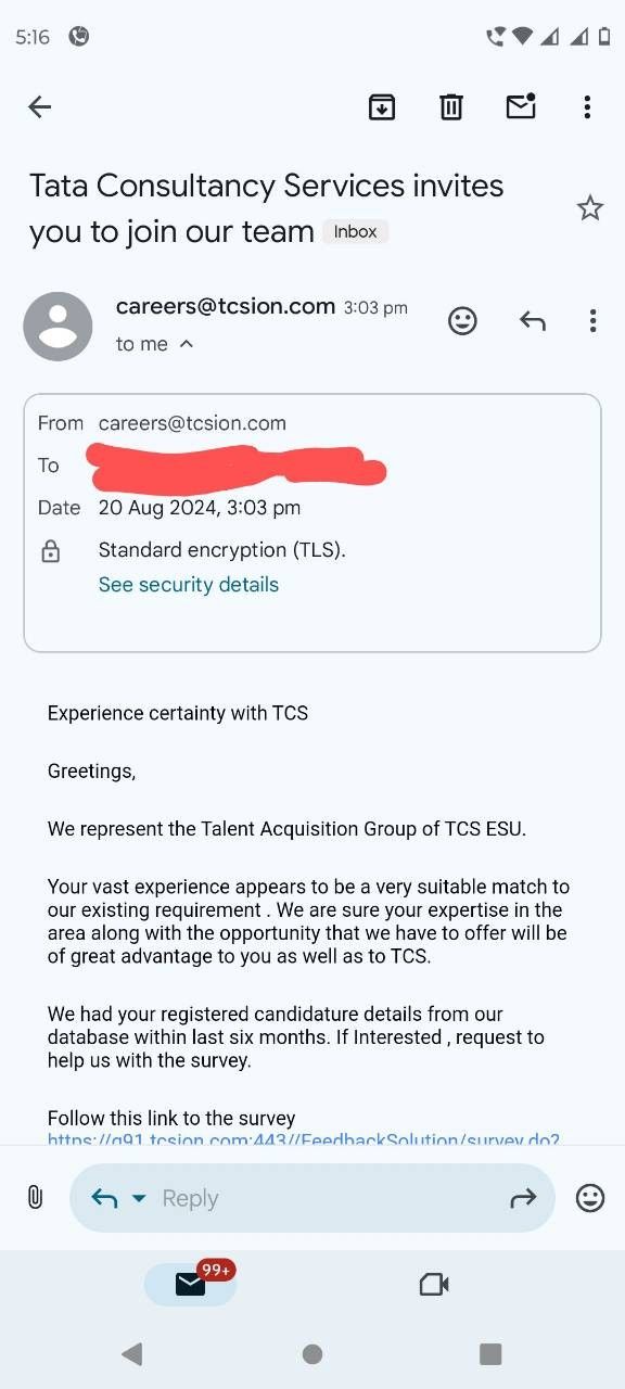 Hi,I have completed my TCS interview in March ,but... | Fishbowl