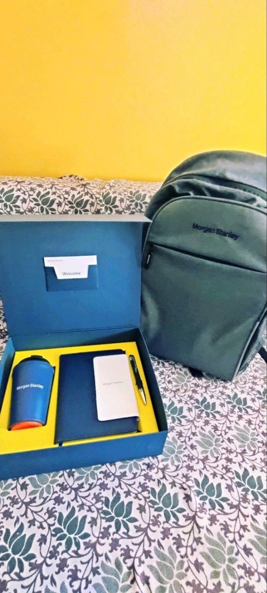 Do Morgan Stanley send welcome kit to experienced/... | Fishbowl